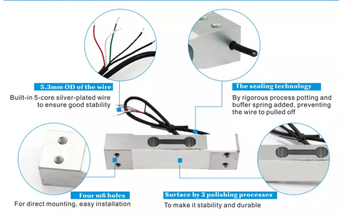 High Precision Single Point Load Cell 250*350mm Platform Scale Available