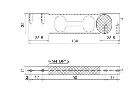 3kg High Precision Load Cell / Single Point Load Cell For Electronic ...