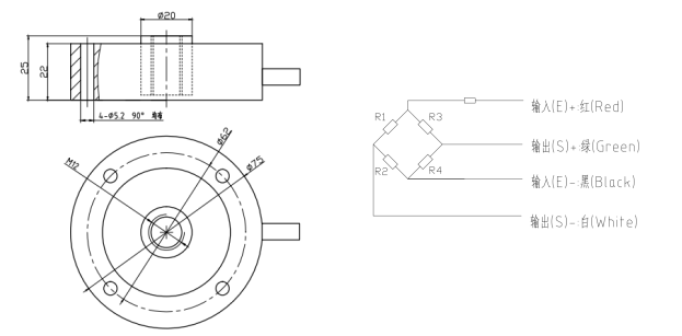 Aluminum Spoke Type Load Cell Low Profile Structure Strain Gauge ...